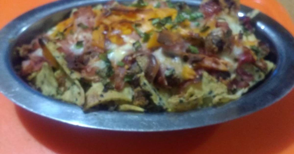 Nachos con carne y cheddar - 35 recetas caseras- Cookpad