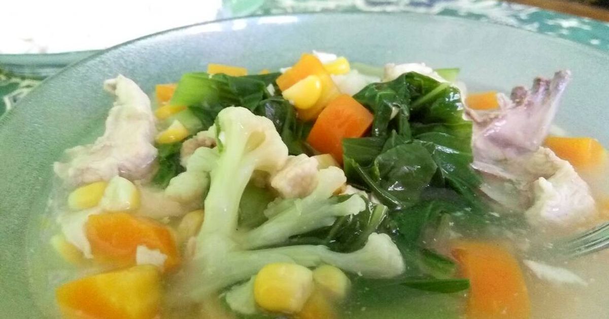 Resep Sup Ayam Kuah Kental oleh Happy's Kitchen - Cookpad