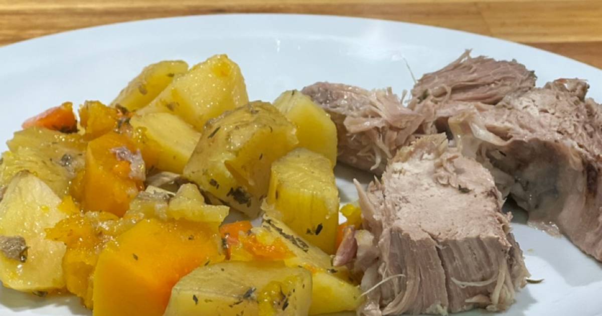 Bondiola de cerdo al horno batata - 36 recetas caseras- Cookpad