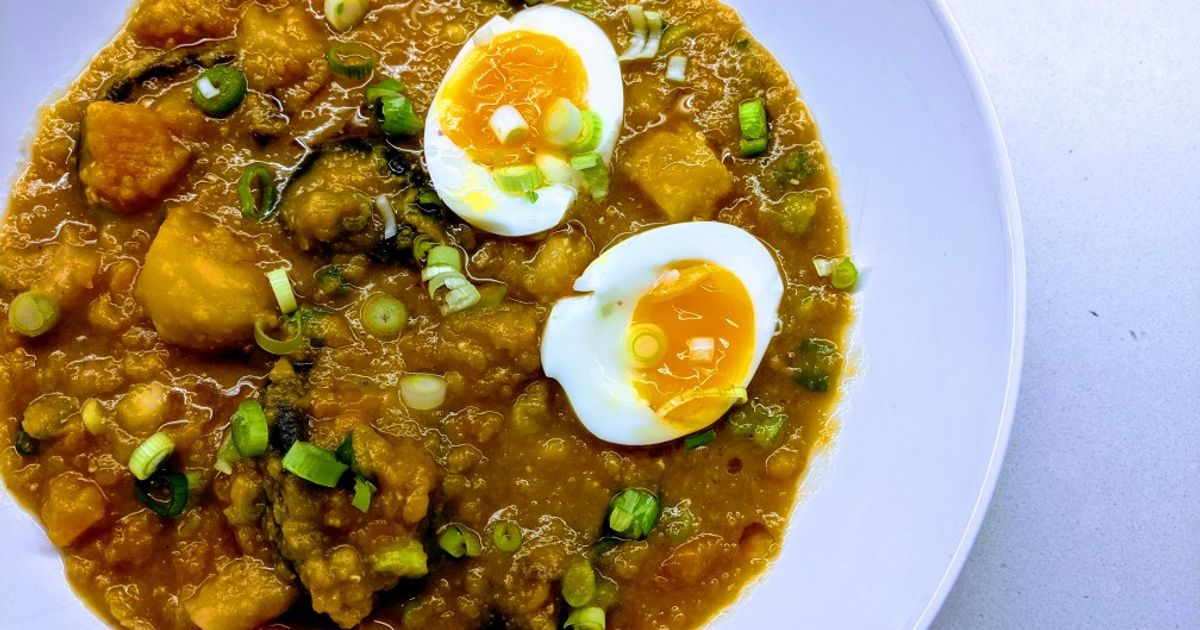 Slow Cooker Miso Red Lentil 'Congee' Recipe By Adrian T