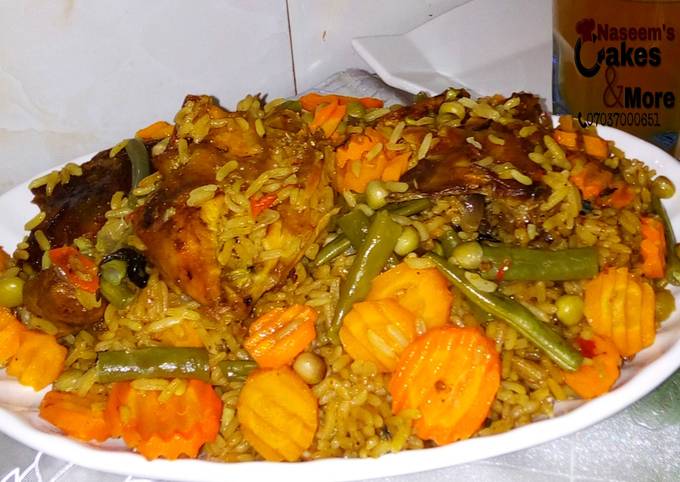 Special Jollof Rice And Chicken Recipe by Ummukulsum Mustapha Ahmad ...