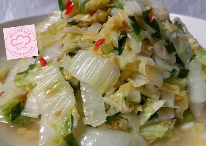 Resep Tumis Sawi Putih oleh Michelle Little Kitchen - Cookpad