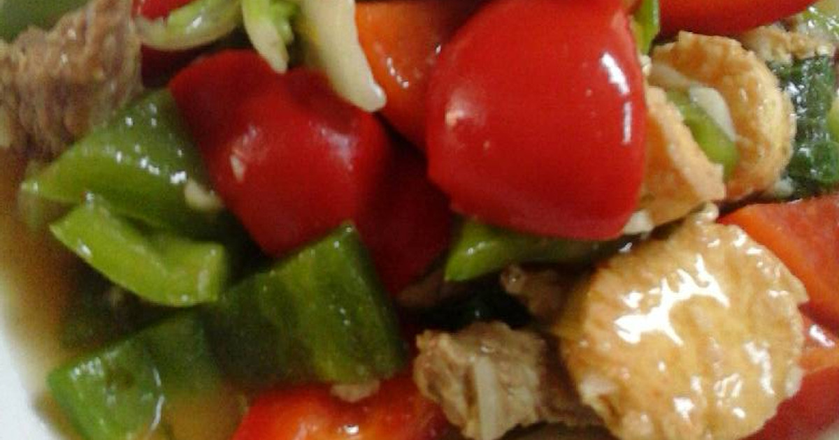 Resep Sapo Tahu Daging Paprika... Sederhana 😊 oleh dapoer_eladede - Cookpad
