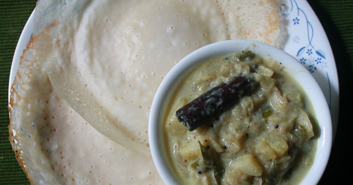 Appam With Vegetable Stew Recipe by Urshila - Cookpad