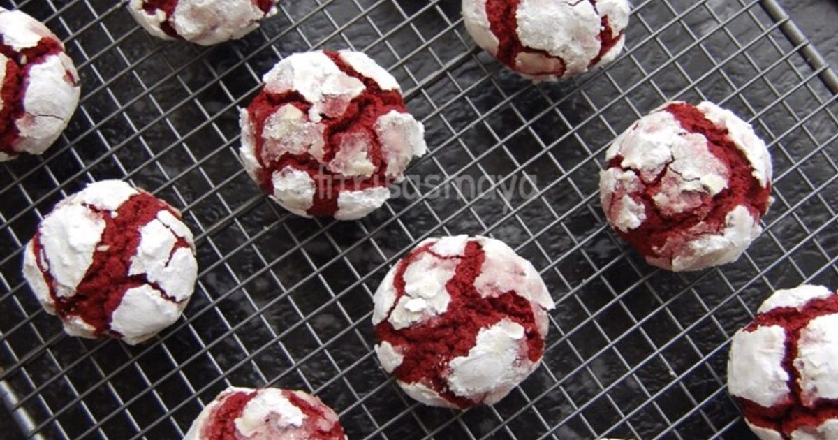 Resep kue kering gluten free red velvet rumahan enak dan mudah - Cookpad