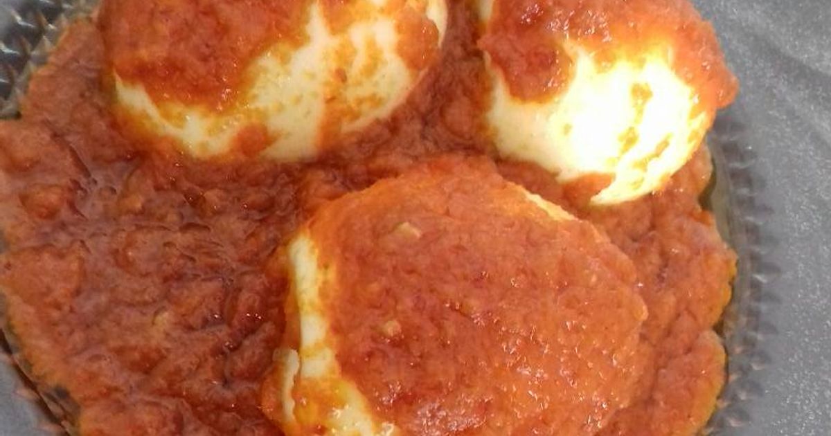 Resep Telur Balado Simple oleh Siska Angela - Cookpad