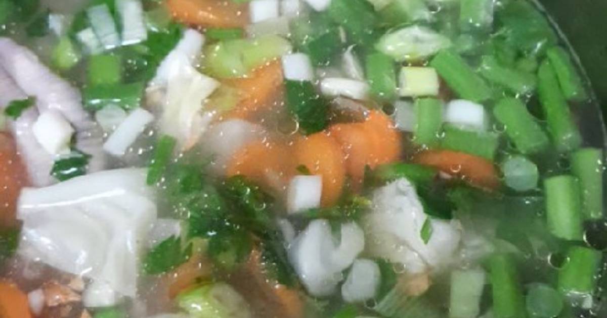 Resep Sup ceker ayam favorite oleh Puspa Aleta - Cookpad