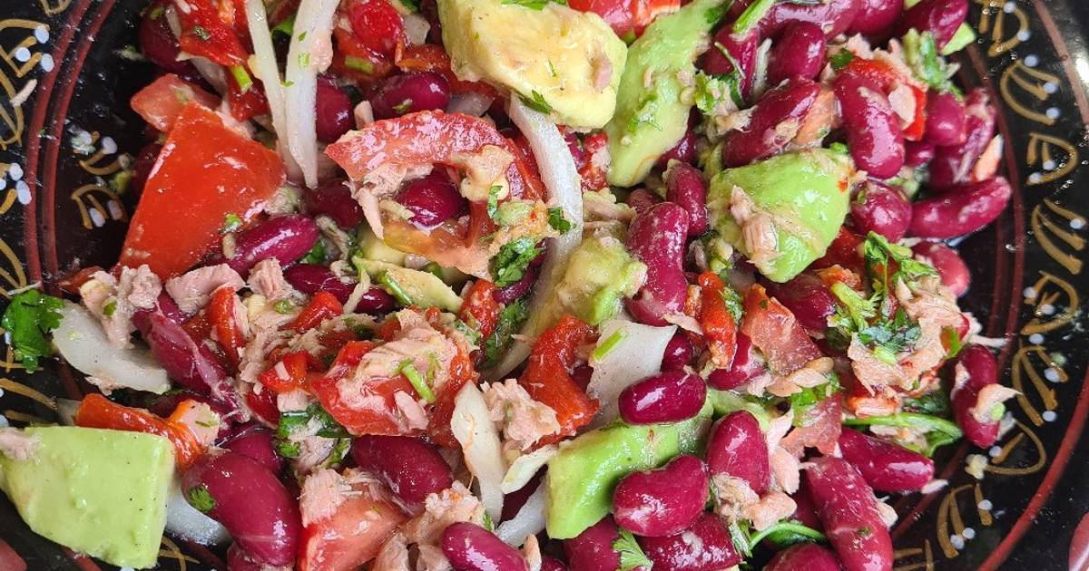 Salade mexicaine / haricot rouge 🥑🌶🍅 de Imane Kasdi - Cookpad
