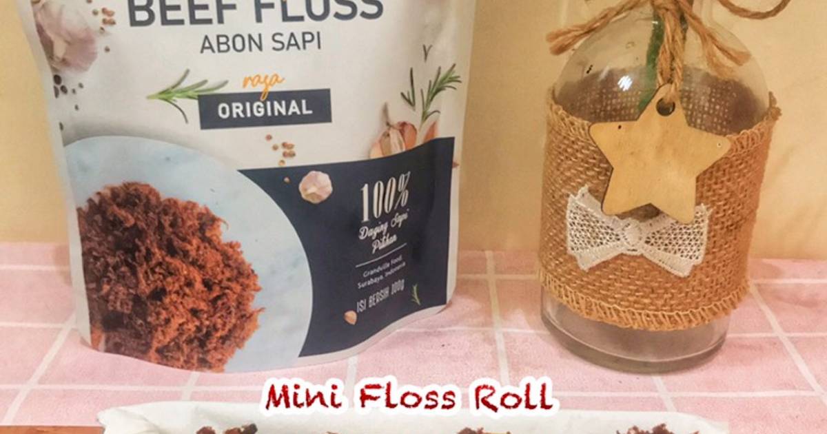 Resep Mini Floss Roll (Snack MPASI 12M+) oleh S H E R L Y 🌸 - Cookpad