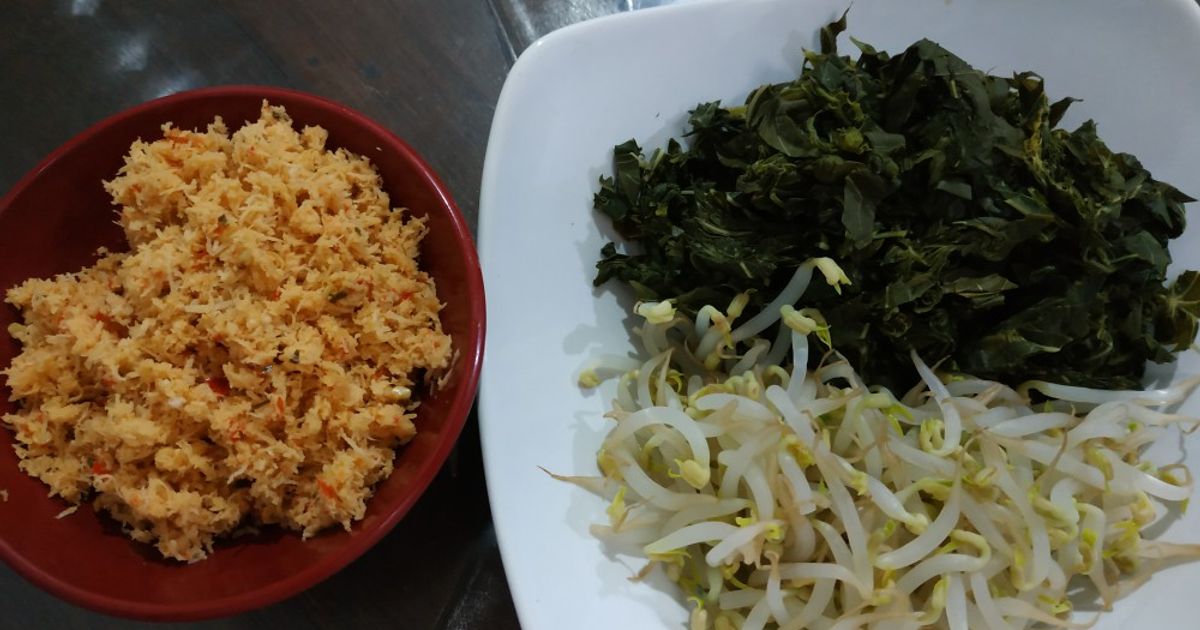 Resep Urap Urap Daun Singkong oleh fafa fajarwati - Cookpad
