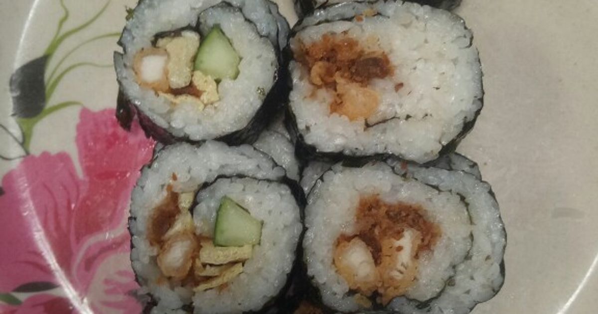 Resep Sushi Rumahan Simple(nori Mama Suka) oleh Mama Vania - Cookpad