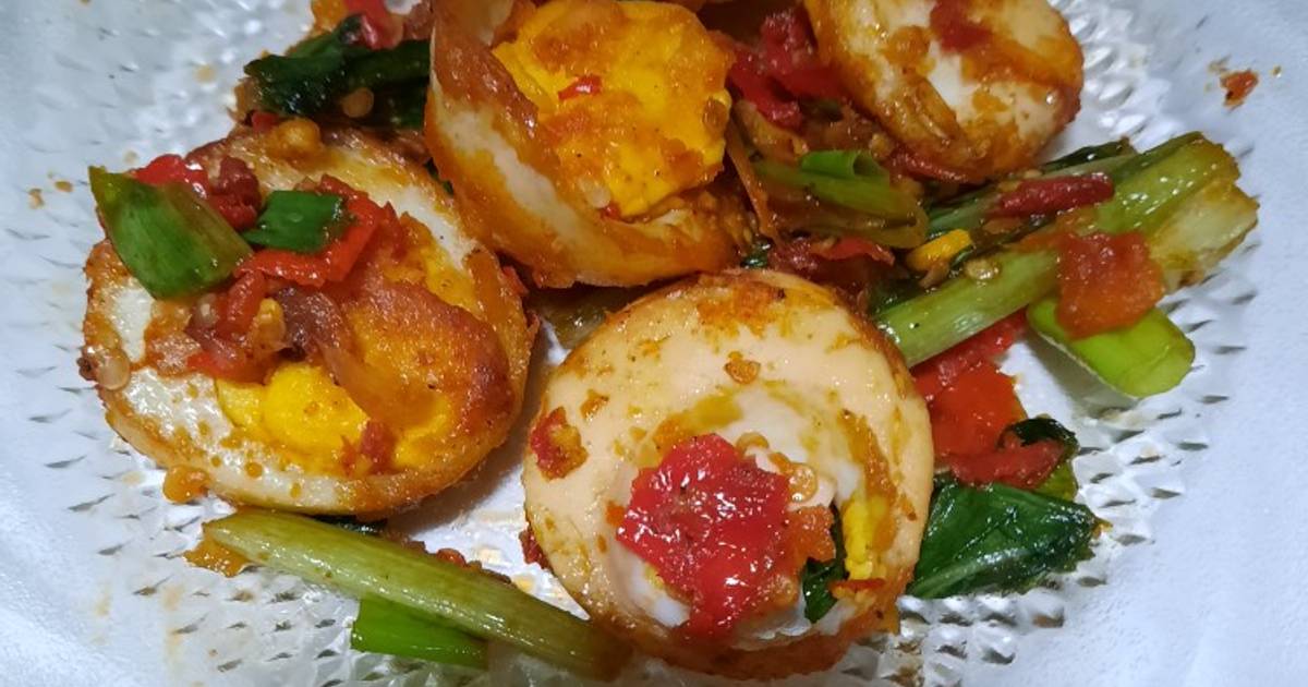 1.278 resep telor balado iris enak dan mudah - Cookpad