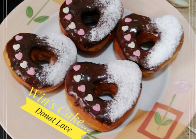 Resep Donat Love oleh Defa Ade Faruq - Cookpad