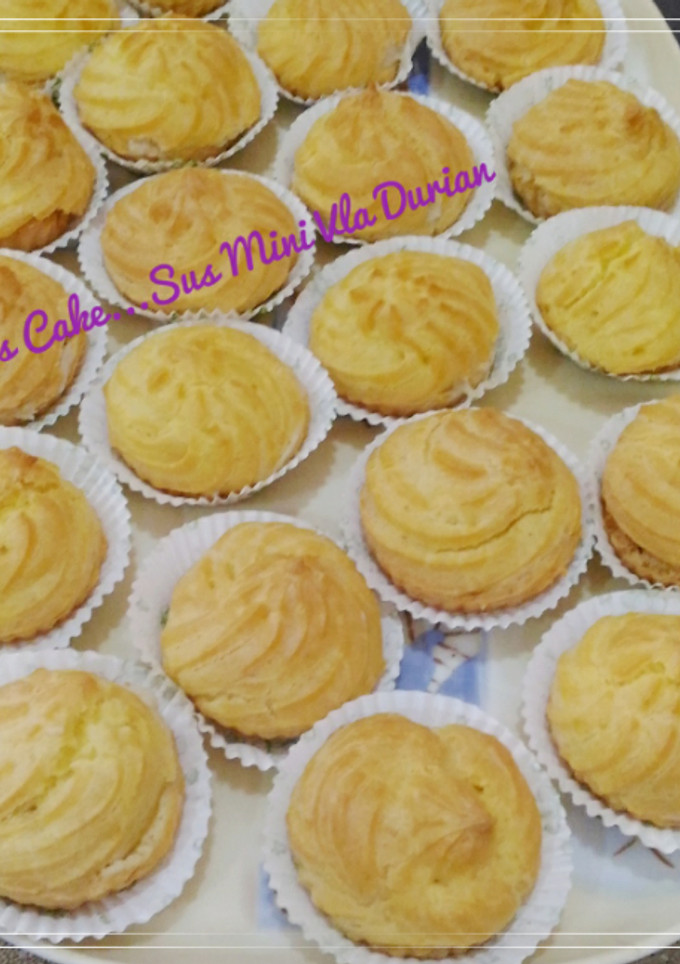Resep Kue Sus Vla Durian oleh Defa Ade Faruq - Cookpad