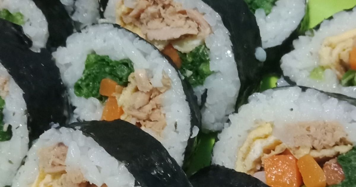 Resep Kimbab Tuna Dan Crab Stick oleh Nola - Cookpad
