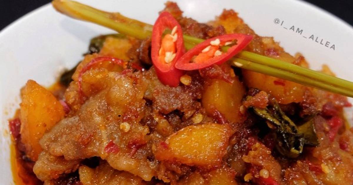 23 resep sambel daging belly enak dan mudah - Cookpad