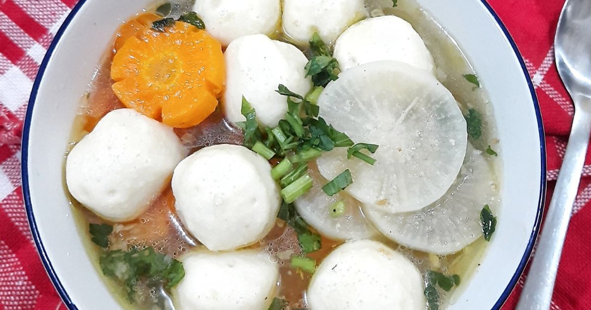 Resep Sup Lobak Bakso Ikan oleh Rainbow Kitchen - Cookpad
