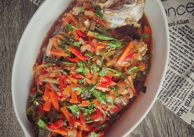 Resep 436. Ikan Goreng siram Saos Kemangi oleh Dedifa.Cooking - Cookpad