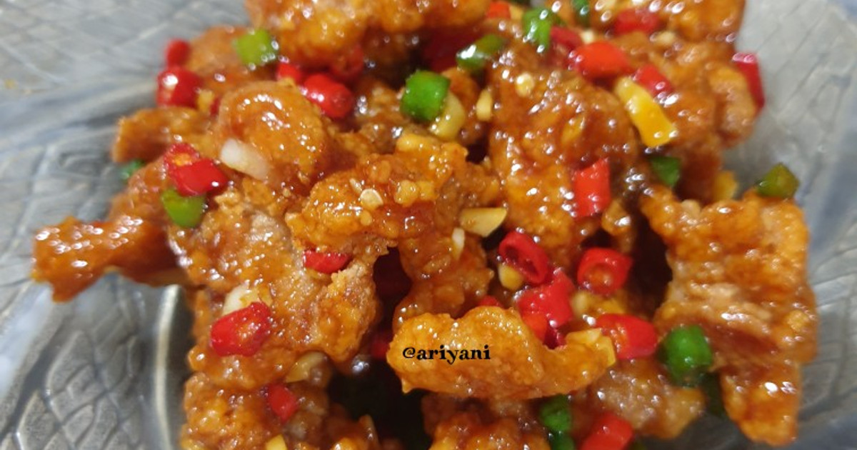 Resep Ayam Crispy Pedas Manis oleh Ari Yani - Cookpad