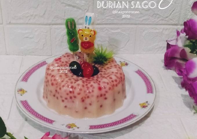 Resep Pudding Durian Sago oleh Oktaviani (Bund@ Keyl@) - Cookpad