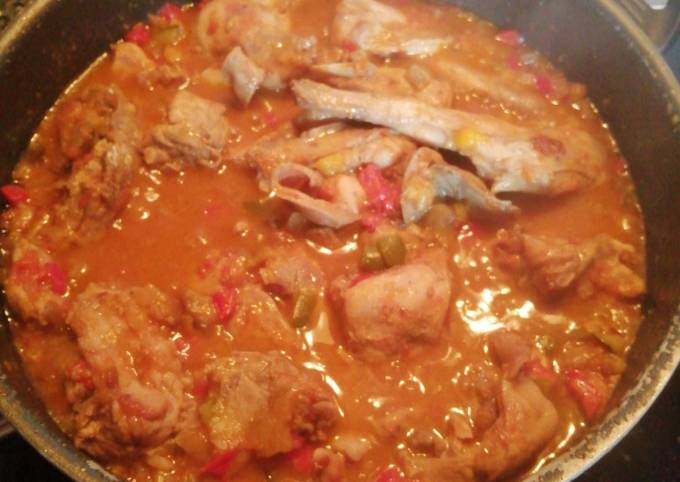 Conejo con samfaina Receta de Raspa- Cookpad