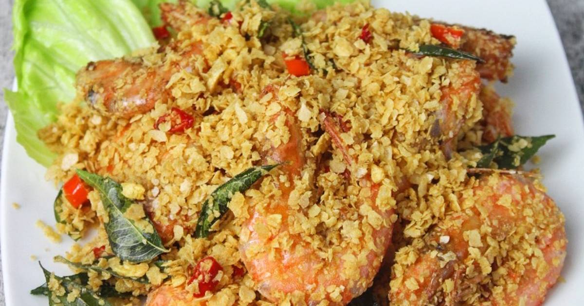 Resep Udang Goreng Nestum oleh Arina Putri - Cookpad