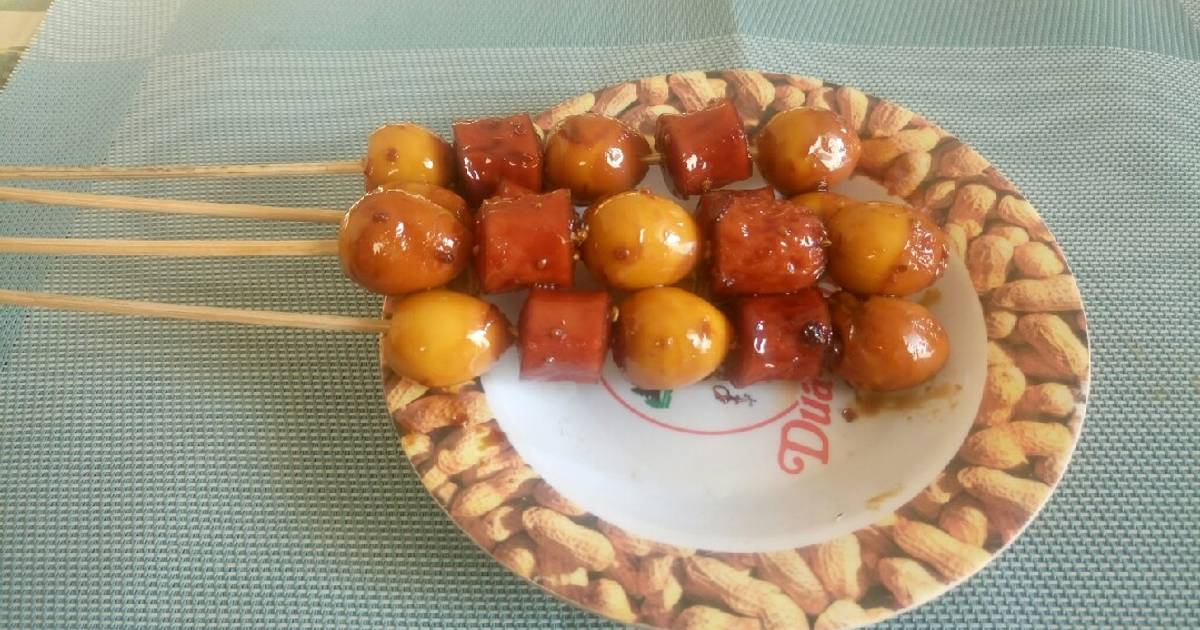 13 resep sate sosis telur puyuh enak dan mudah - Cookpad