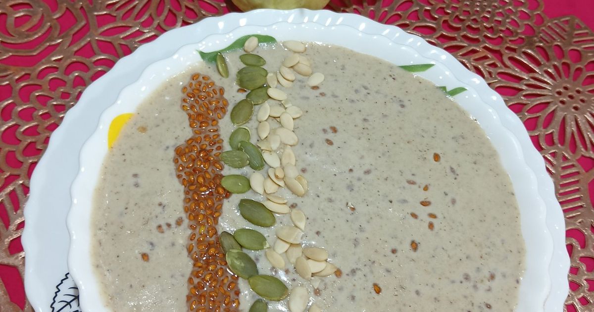 Healthy Halim Seeds, Fruits, Oats Smoothie Recipe by Rita Talukdar Adak ...