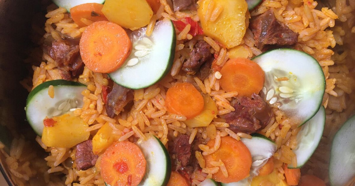 Jallop Rice Recipe by maryam yelwa - Cookpad
