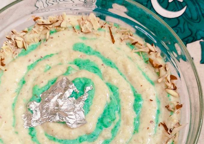 Pakistani kheer 🤍💚 (chawal ki kheer) Recipe by Mahnoor Musfira - Cookpad