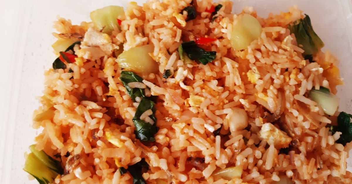 Resep Nasgor Sayur Ikan Teri (#204) oleh angel aje 💟 - Cookpad