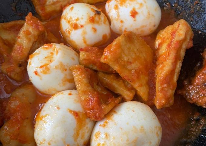 Resep Bali Telur dan Tahu oleh Aditya Damayanti - Cookpad