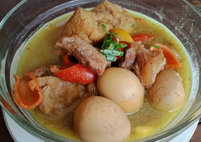 Resep Brongkos Daging oleh Privilia Nur Ardipi - Cookpad