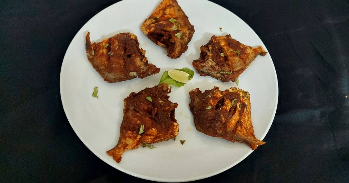 Pomfret Fish Fry Recipe by Crazy Cookie - Cookpad