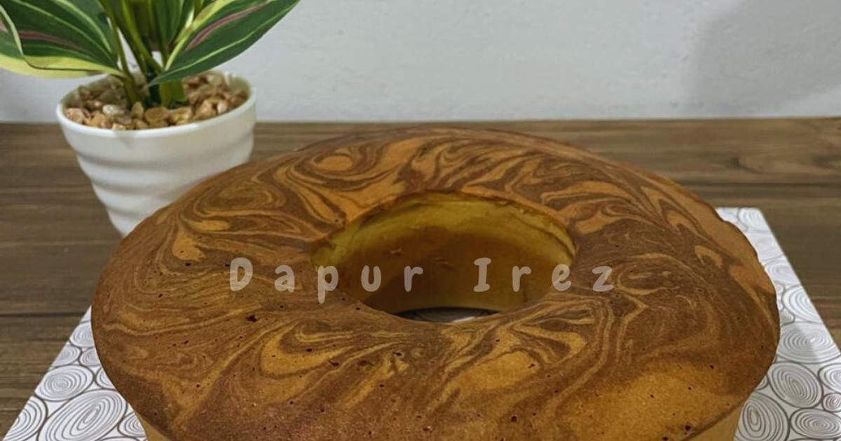 Resep Bolu Marmer Mocca oleh Dapur Irez - Cookpad