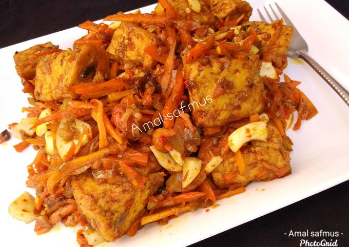 SPICY AWARA (TOFU) Recipe by Amal safmus - Cookpad