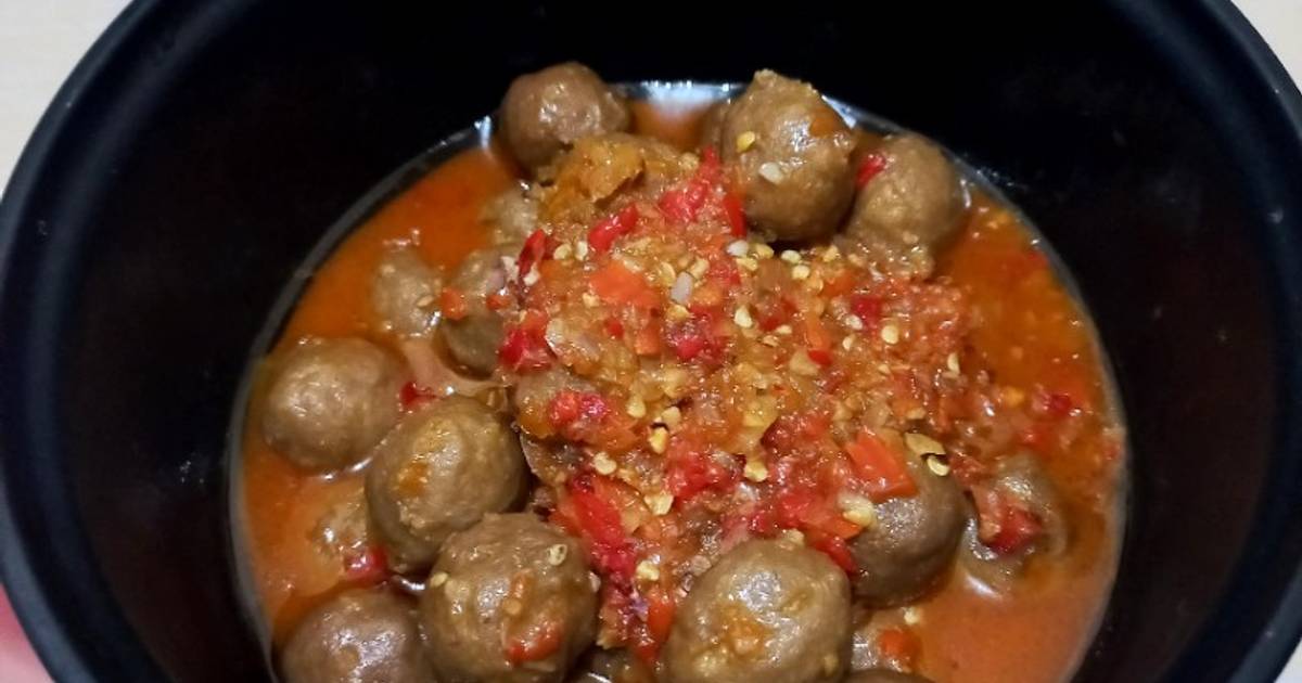 Resep Baso Sapi Mercon oleh Tias Agustina - Cookpad
