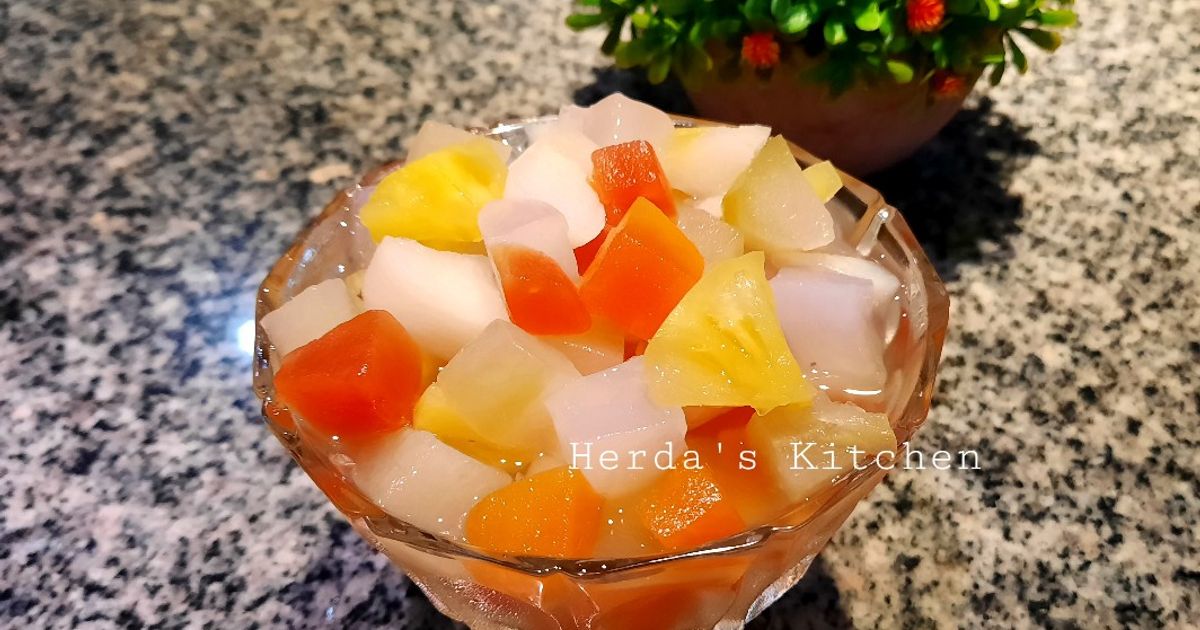 Resep Es Buah Koktail Ceria oleh Herda's Kitchen - Cookpad