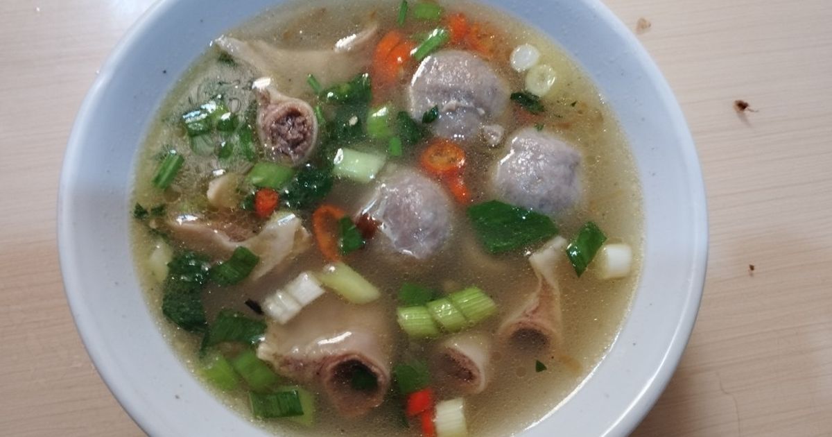 Resep Bakso Sapi Usus (Cara Praktis) oleh peter hans - Cookpad
