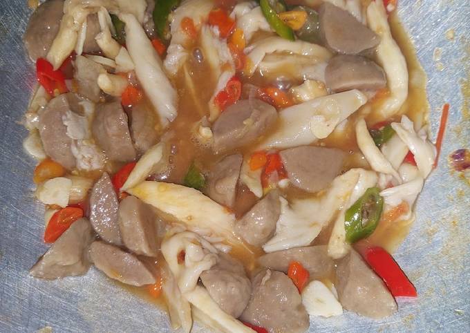 Resep Cah Jamur pentol oleh gita fernandya - Cookpad