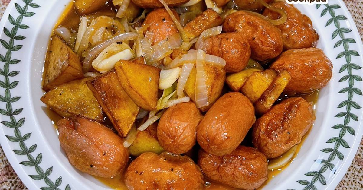 Resipi 👩‍🍳Sosej Black Pepper oleh Mahadiah - Cookpad