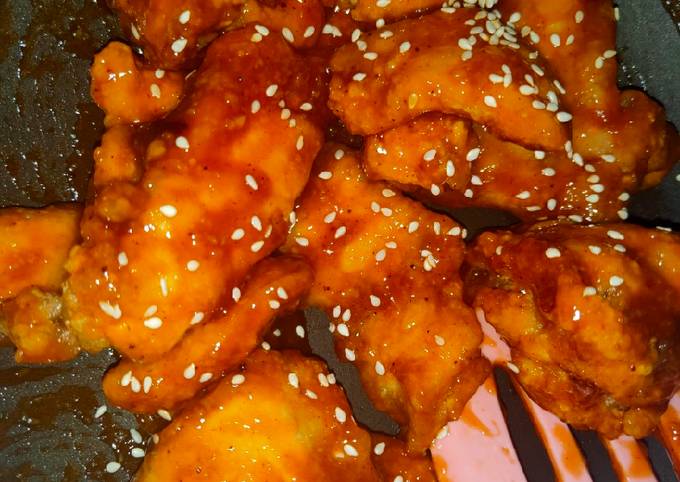 Resep Richeese Fire Chicken Level 3 ala Richeese Factory oleh ...