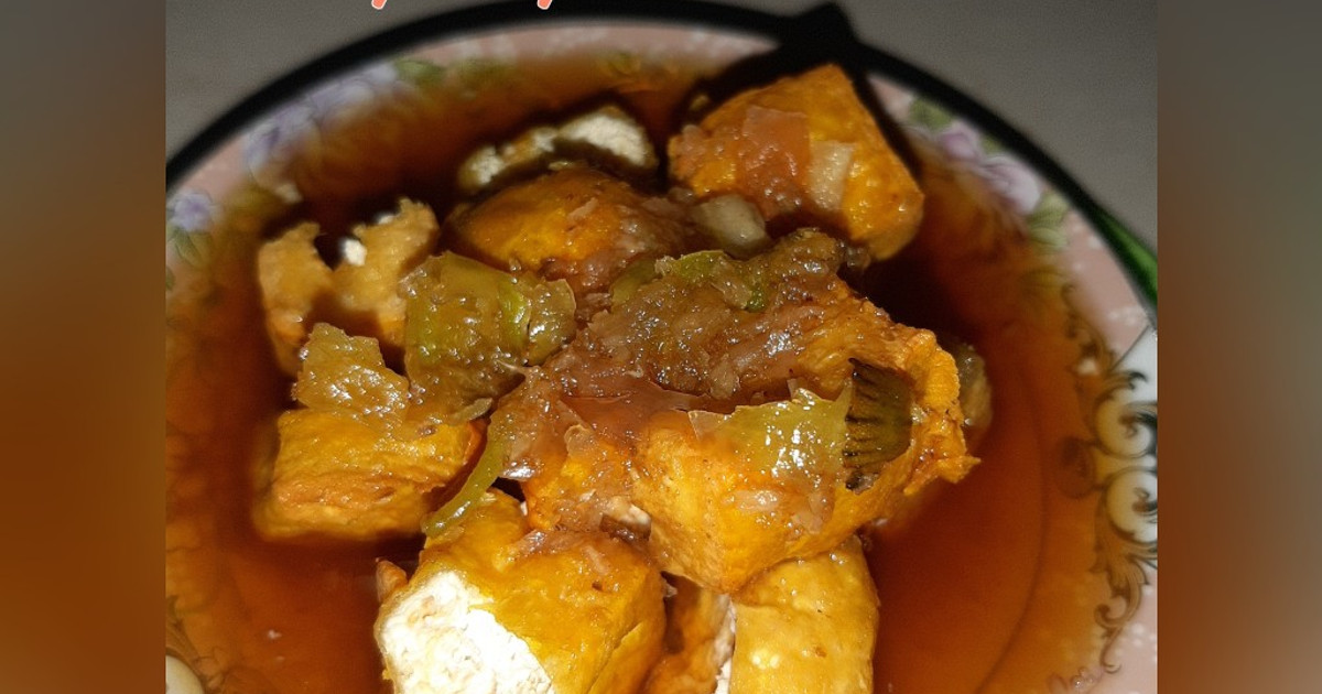 Resep Tahu Gejrot Simple Pake Tahu Kuning oleh Syafa kitchen By ...