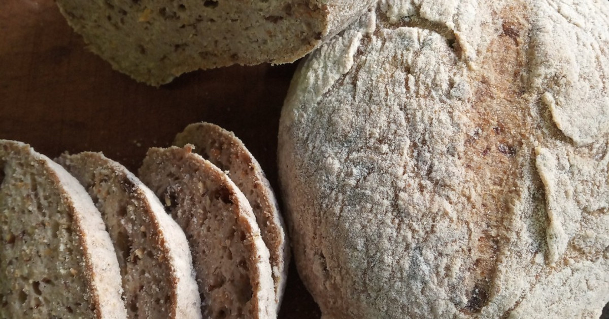 Pan Rico En Fibra Con Trigo Sarraceno Sin Gluten, Vegano, Sin Levadura ...