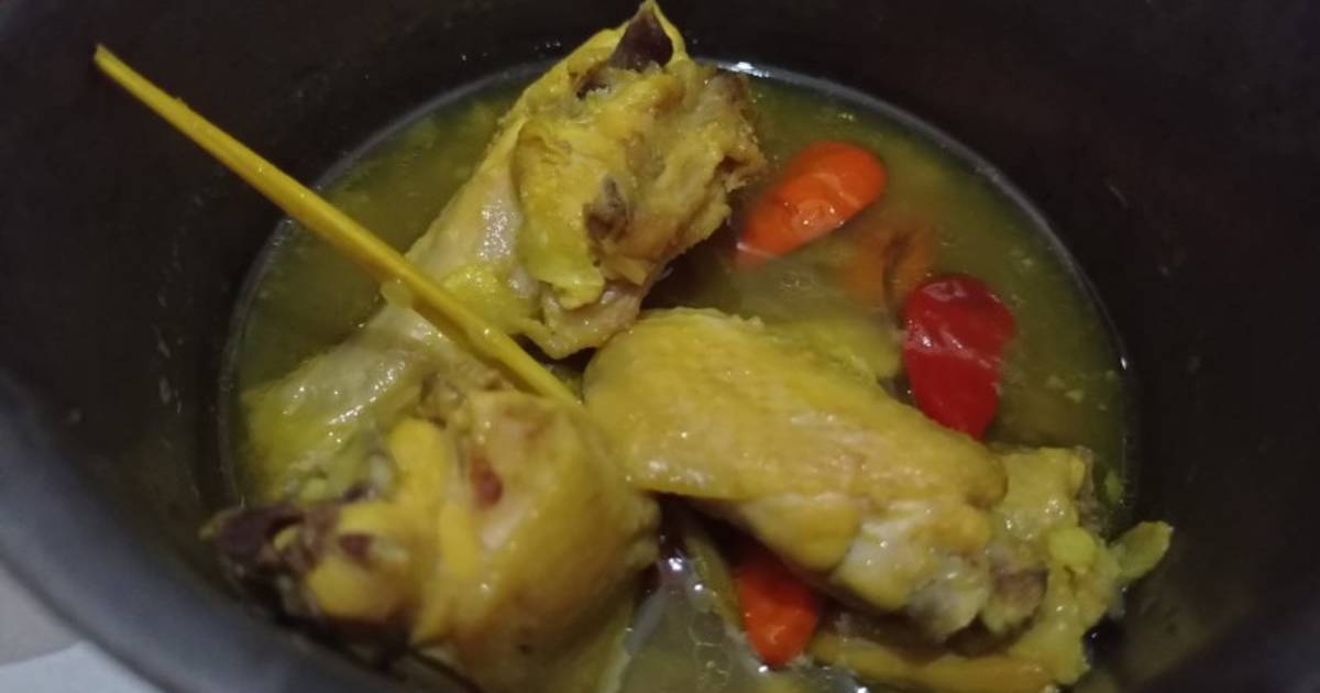 Resep Ayam Pindang Kuah Kuning Simpel Oleh Smm Shinta Masak Masak Cookpad