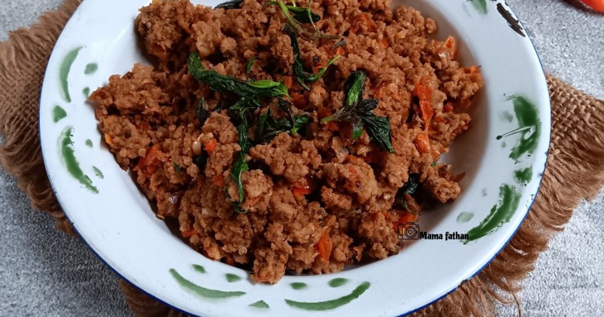 Resep Oseng Oncom Kemangi Mercon oleh Mama fathan - Cookpad