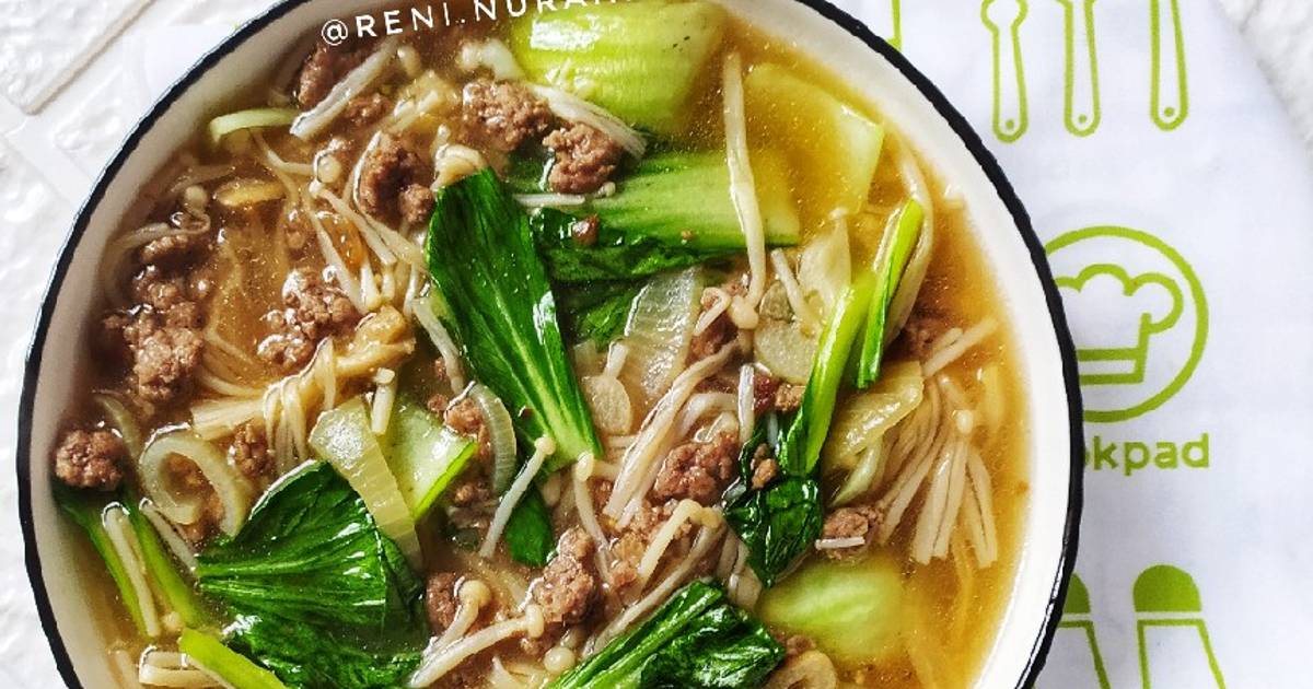 621 resep sawi daging giling enak dan mudah - Cookpad