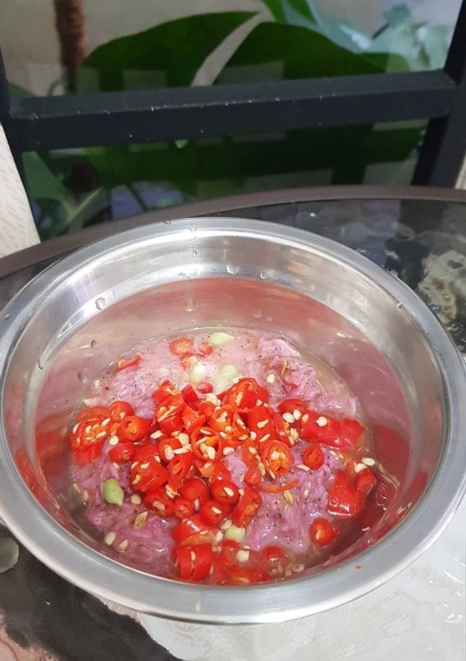 Resep He Koi / Ha Koi / Cin Calok Udang / Cencalok Udang oleh Feny ...