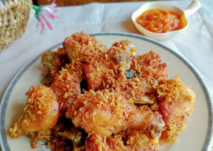 Resep Ayam Goreng Serundeng oleh Marisa Nirmolo - Cookpad