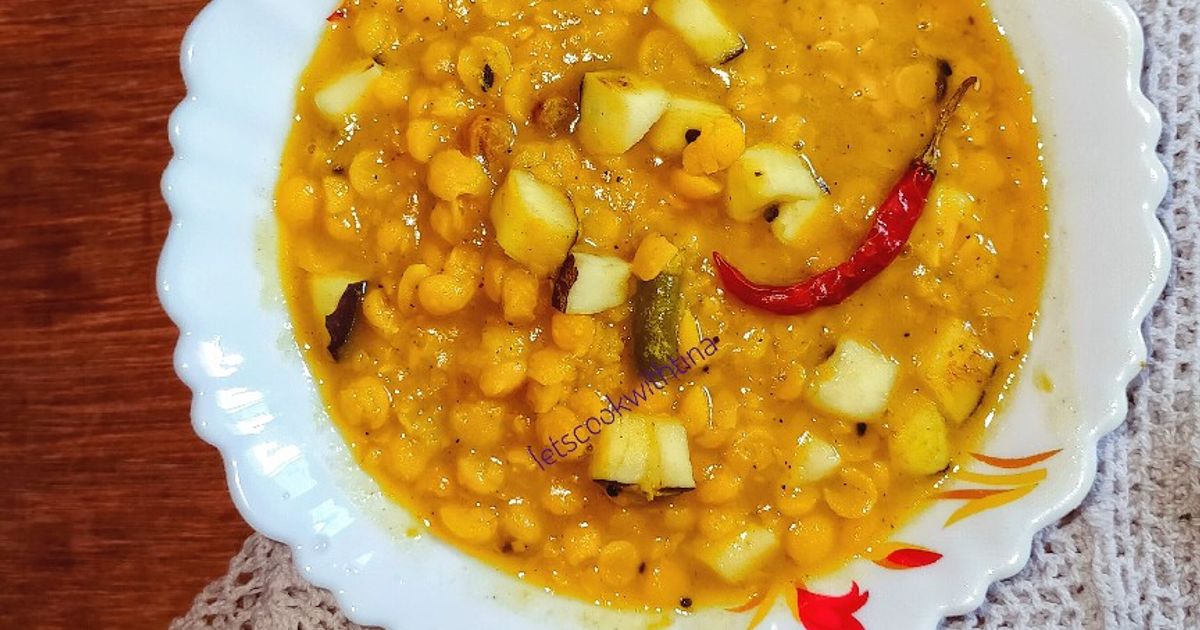 Bengali Style Chana Dal With Coconuts Recipe by Tina Chakraborty let's ...